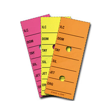Key Tags - Blank Fluorescent Color | PRO-LOK